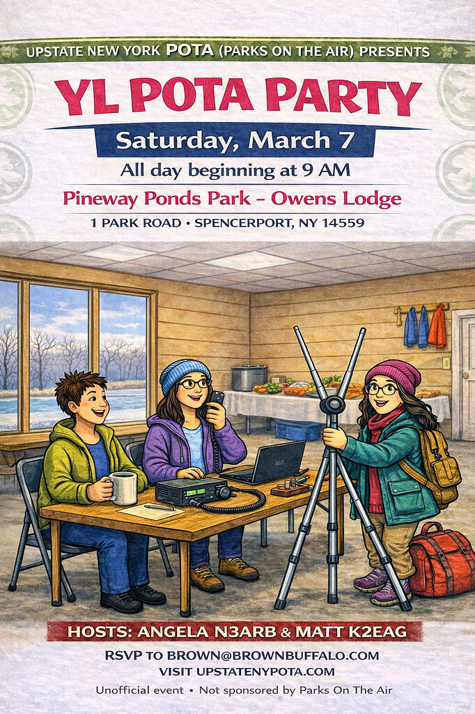 YL POTA Party - Erie Canalway, Spencerport, NY - Event Calendar - POTA ...